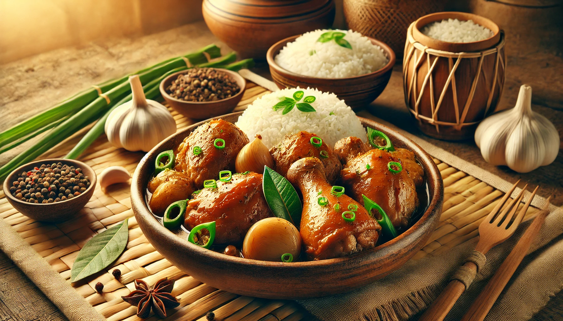 Filippinerna: Ett Recept på Äkta Filippinsk Kyckling Adobo