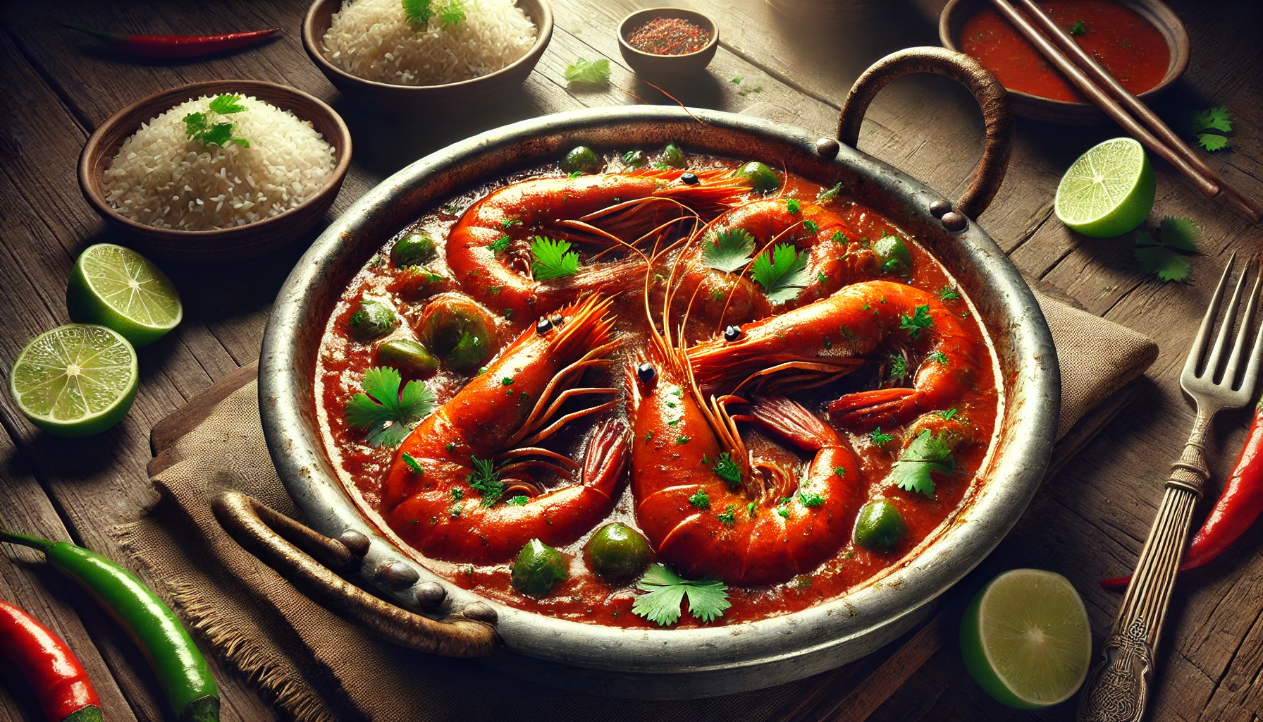 Bangladesh: Ett Recept på Äkta Bengali Chingri Bhuna